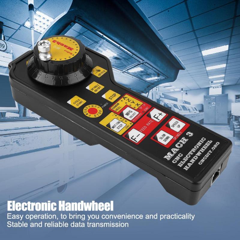 Buy USB Mach3 Electronic Handwheel Manual Controller For CNC Engraving ...
