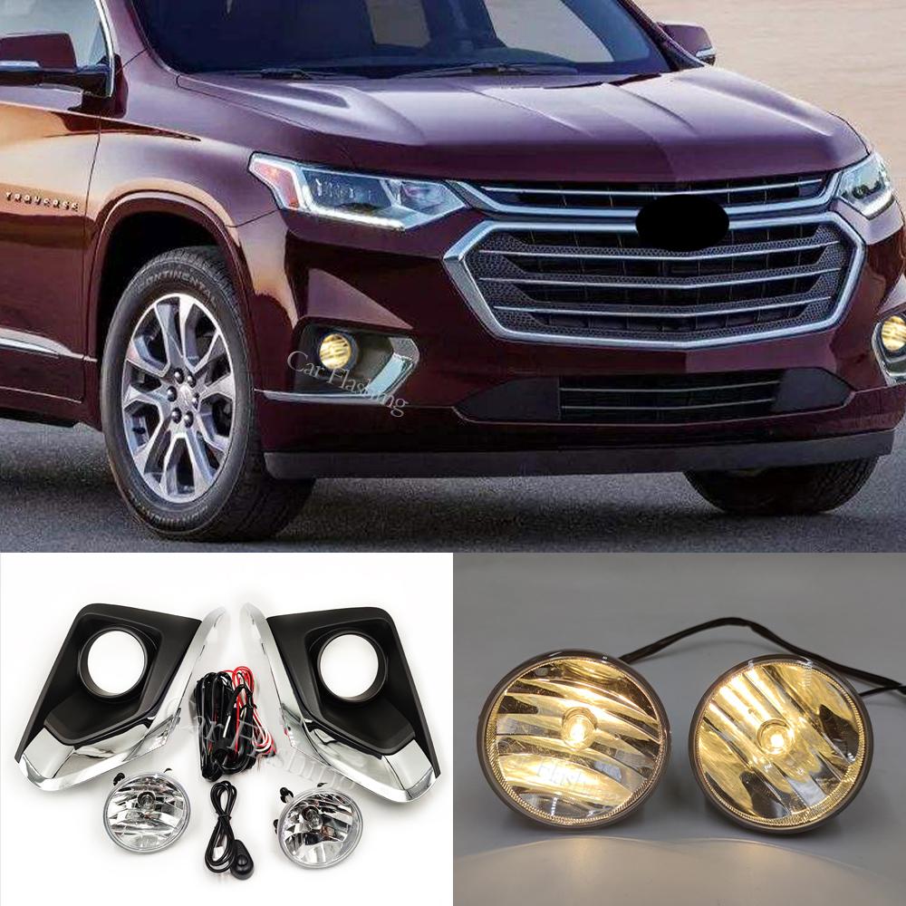1 Set Fog Light Driving Lamp Assembly For Chevrolet Chevy Traverse 2018 ...