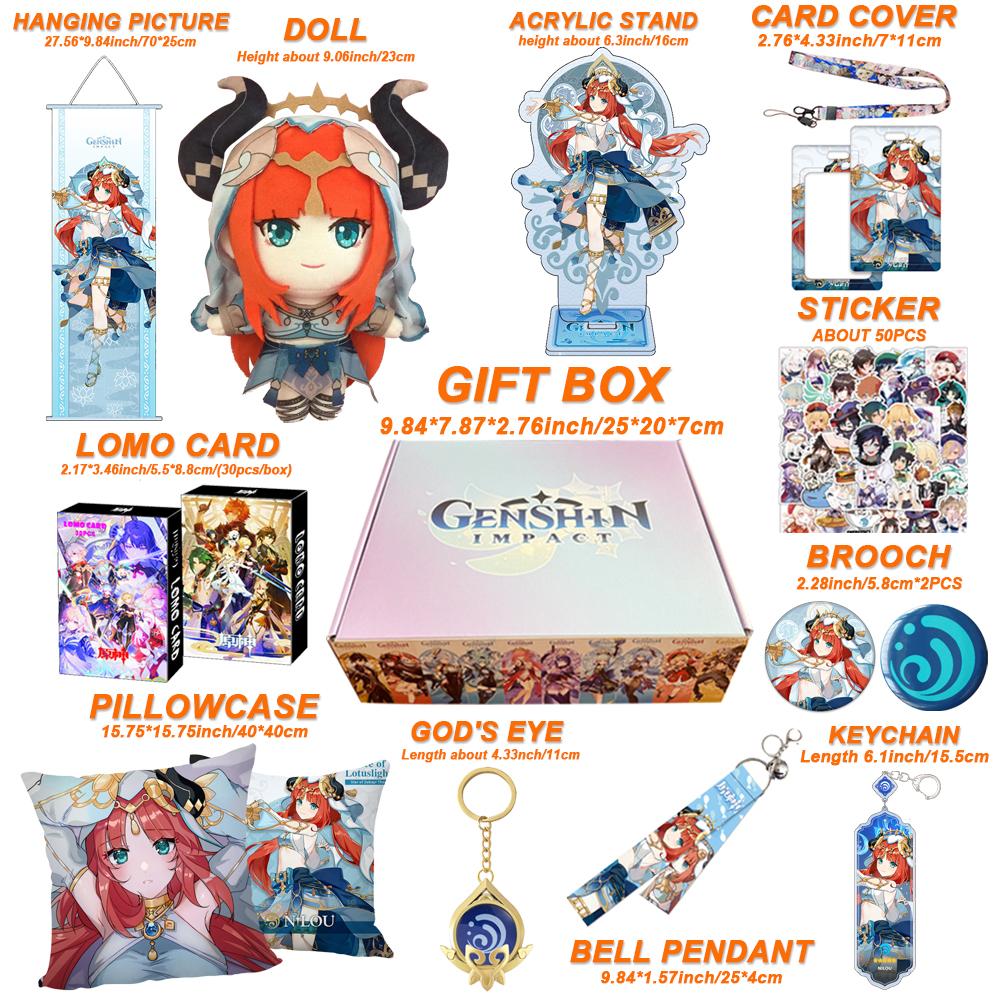 Cheap Genshin Impact Box - Including Doll,Pillowcase,Hanging Pictur ...