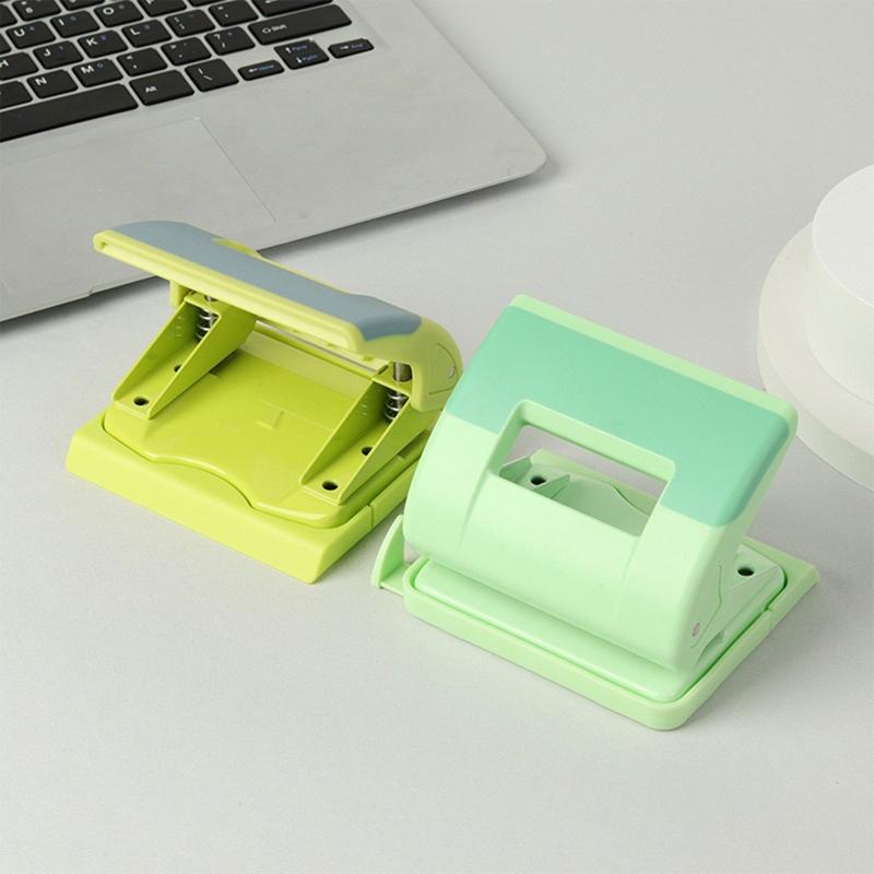 💰Kaufe Paper Hole Puncher with Alignment Guide Chip Tray Double Hole ...