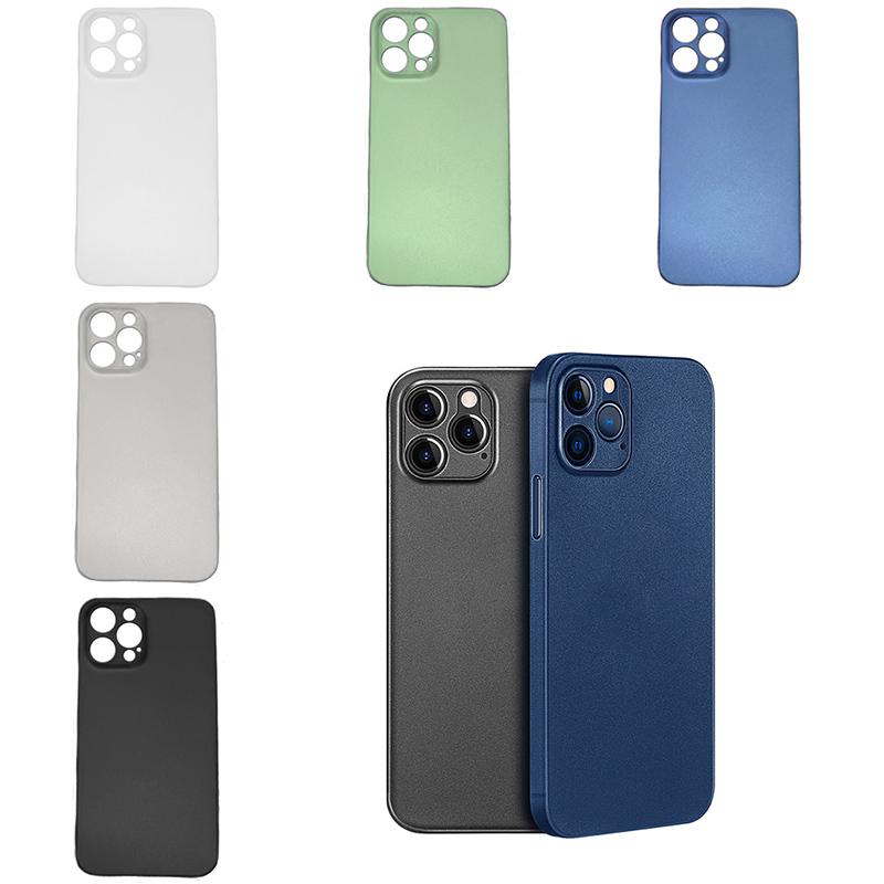 Buy 1PC Thin Hard Matte PP Plastic Soft Case iPhone 12/12mini/12pro ...
