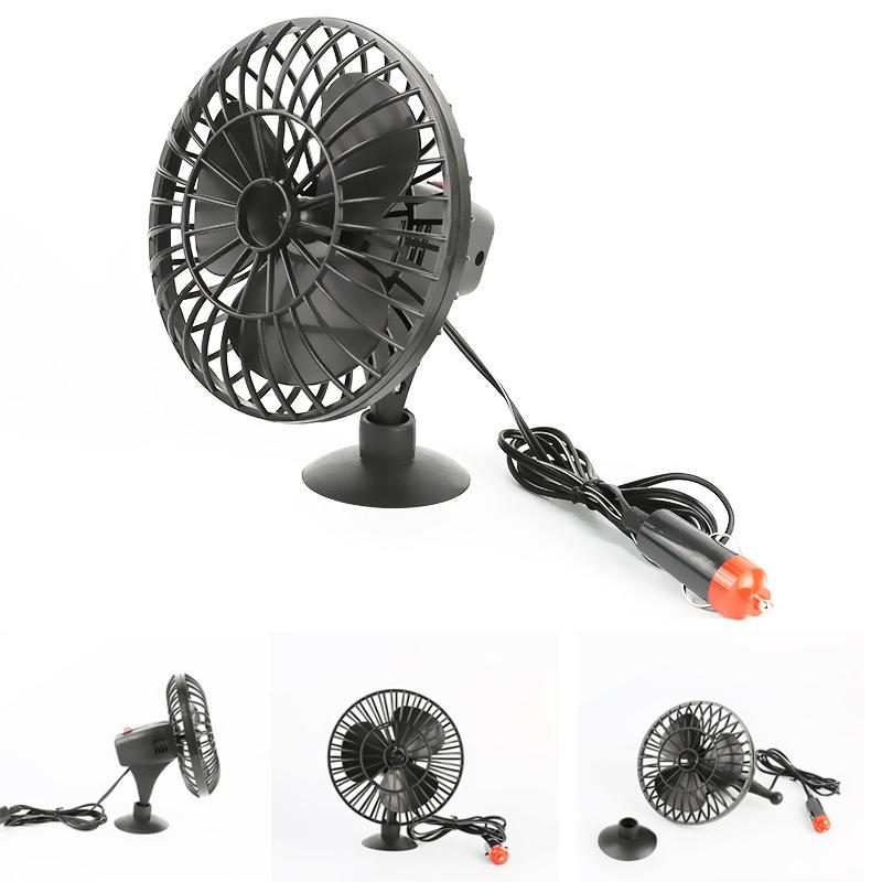 Buy Mini Fan 12V Mini Truck Car Vehicle Adsorption Summer Suction Cup ...