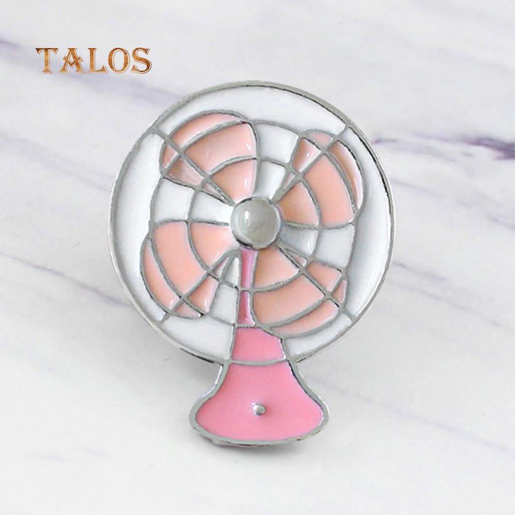 Classic Fan Style Cute Enamel Lapel Pin Button Badge Brooch Women ...