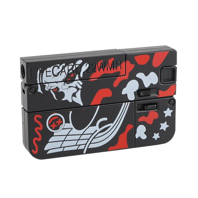 Buy Life Card Adult Creative Fashion Graffiti Alloy Card Gun Soft ...