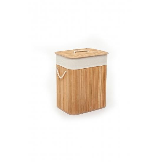 Kjøp Deco Style Bamboo Laundry Basket - 60 Liter | Joom