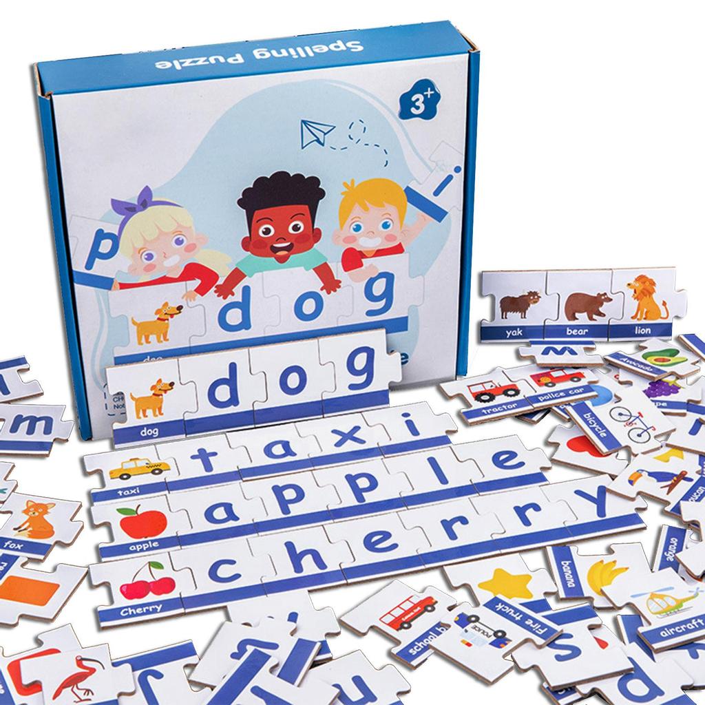 Word Spelling Puzzles, Educational Toys, Preschool Learning Puzzles ...