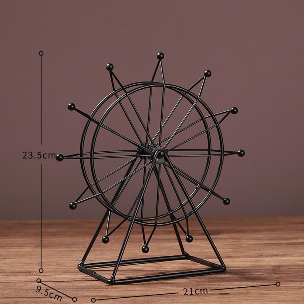 Buy Ferris Wheel Ornament Iron Northern Europe Style Ornament Living ...