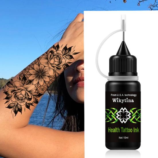 Buy 10ml Excellent Saturation Bottled Healthy Mild Body Painting Tattoo ...