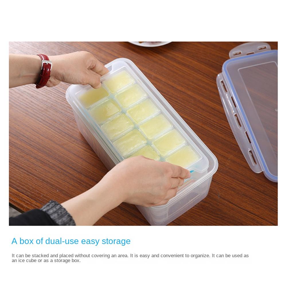 Buy Ice Cube Trays and Ice Cube Storage Container Set, for Cool Drinks ...