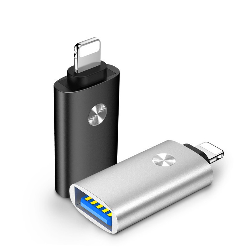 OTG Adapter for lightning to USB For iPhone 7 8 6 5 Plus X XS 11 pro ...