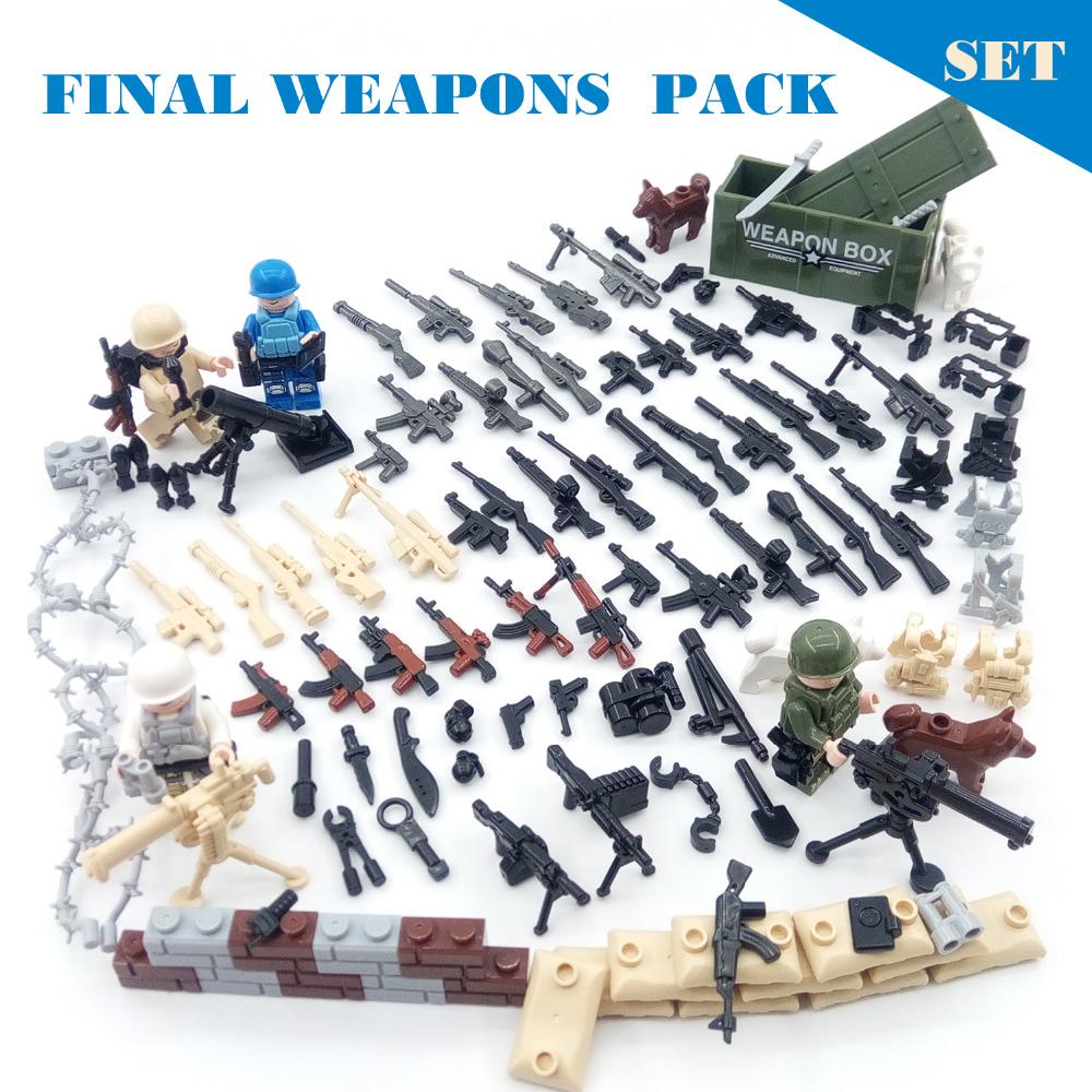 Buy 115pcs /Lot Weapons Pack Army Soldier Figures Military Series Swat ...