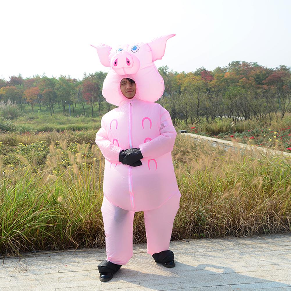 Cute Inflatable Pig Costumes Adult Halloween Festival Party Cosplay ...