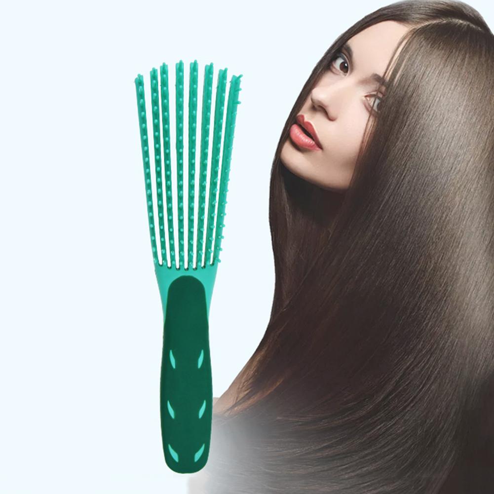 Buy Eight-claw Comb Rubber Handle Scalp Massage Anti-static Combs ...