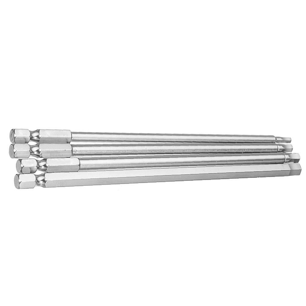 Buy 4pcs 1/4 Hex Shank Magnetic Head Screw Driver 150mm Screwdriver ...