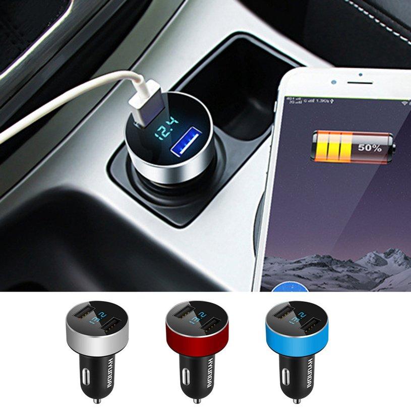 Buy KC High Quality Car Charger Car Mobile Phone Charger Dual USB4.8A ...