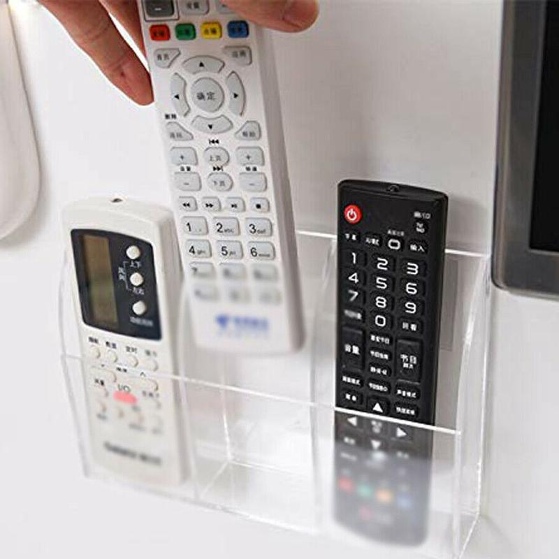 3 Cases TV Air Conditioner Remote Control Holder Wall Mount Shelf ...