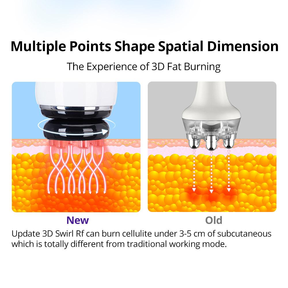 8 in 1 Ultrasonic 40K Cavitation 3D RF Vacuum Slimming Face Lifting ...