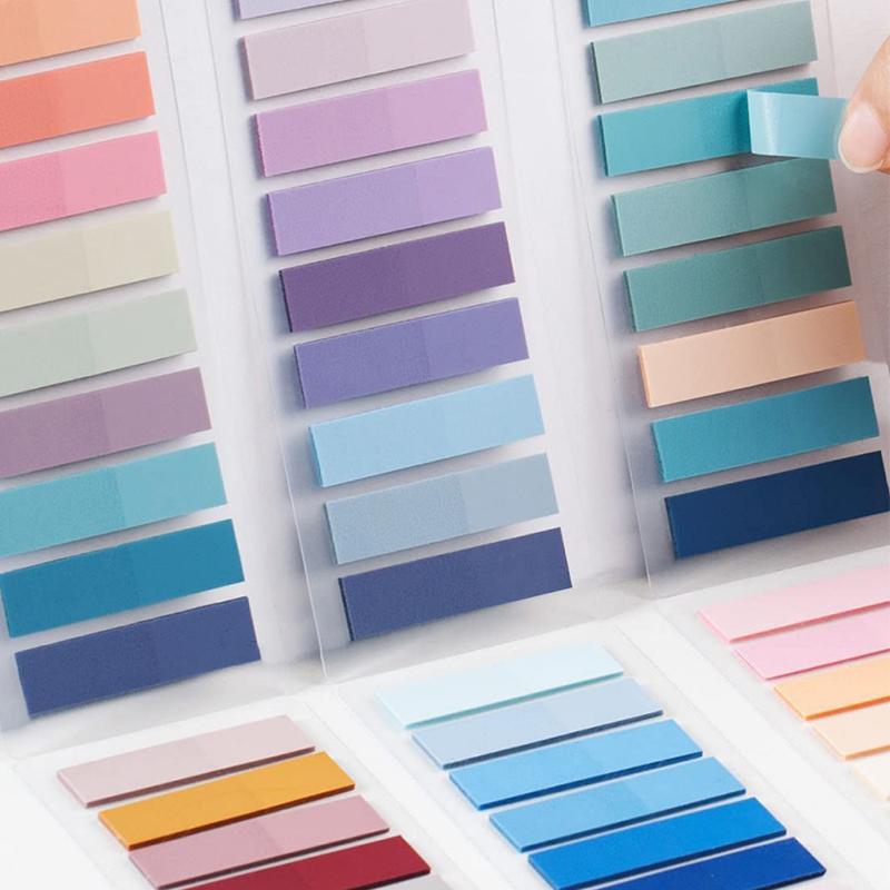 200/1200pcs Morandi Sticky Notes Label Index Tabs Self Adhesive Page ...