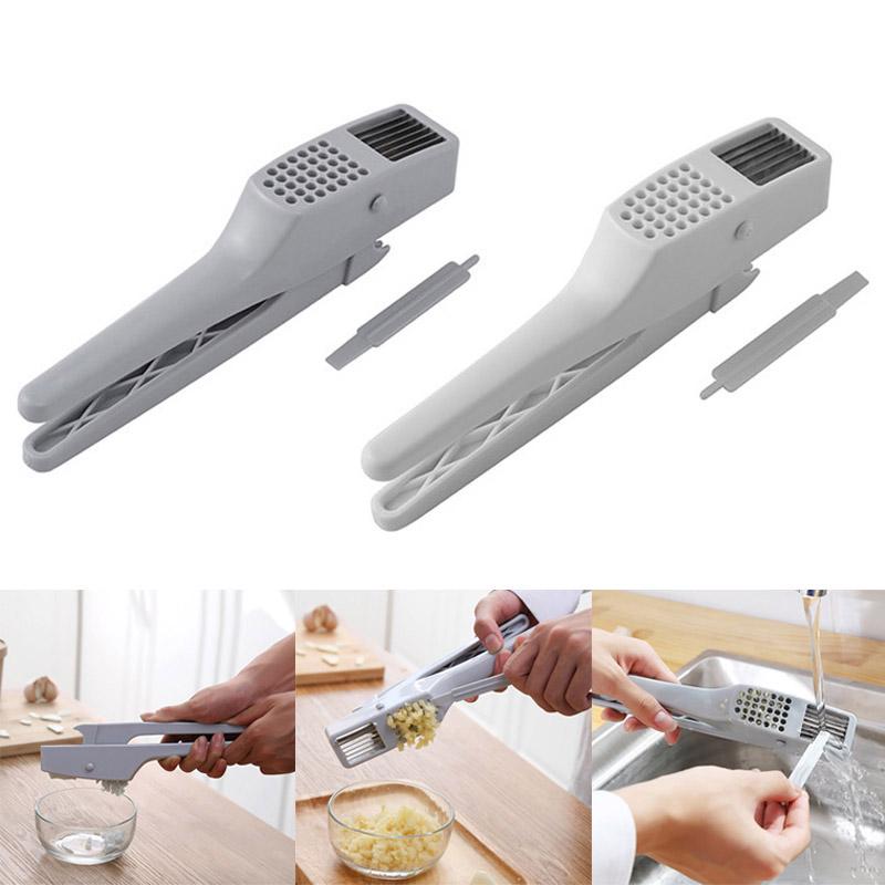 Garlic Press Slicer Aluminium Garlic Ginger Mincer Slicer with Slicing ...