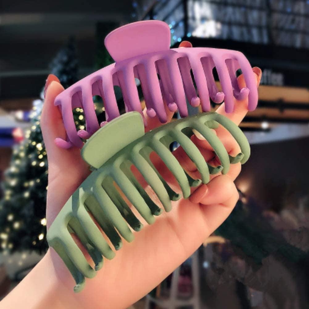Buy Large Hair Claw Clip for Women - Hair Clips Strong Hold Hair Catch ...
