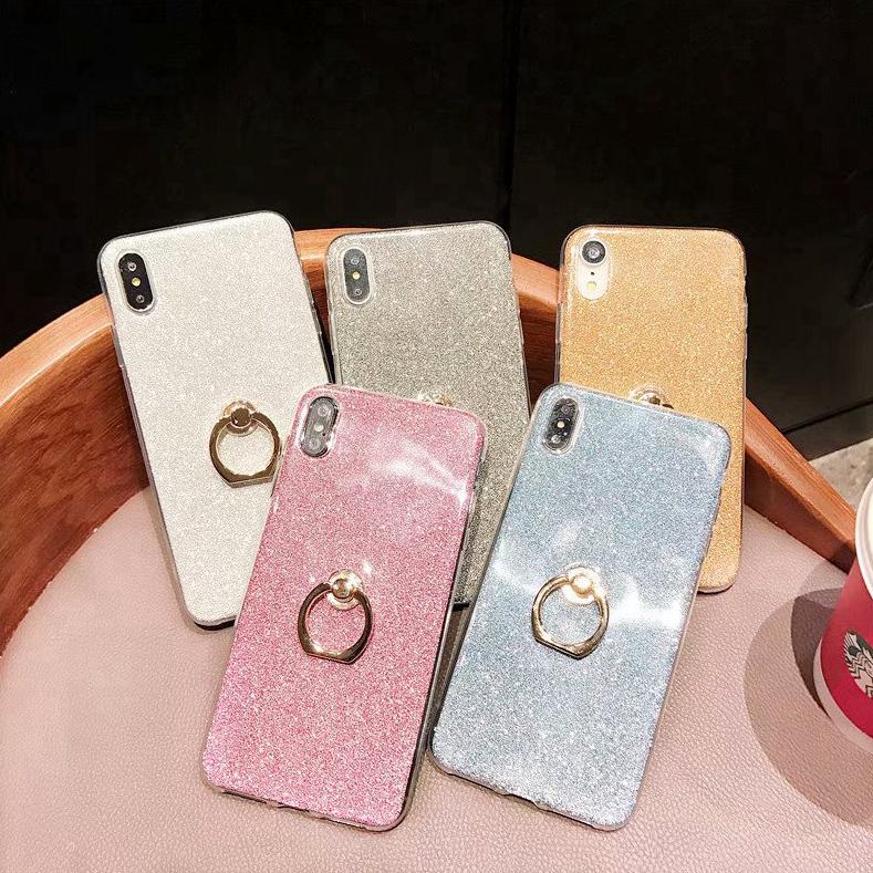 Sparkling Simple Ring Phone Case for iPhone 6 6splus 7 7plus 8 8plus ix ...