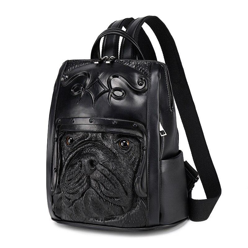 Buy Man School Backpack Puppy Pug Dog Printing Bag Women Mochilas at ...