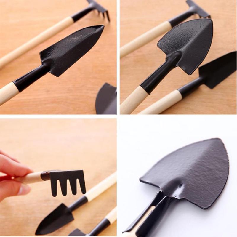 Buy 3pcs/lot Mini Landscape Garden Tools Small Shovel Rake Spade Bonsai ...
