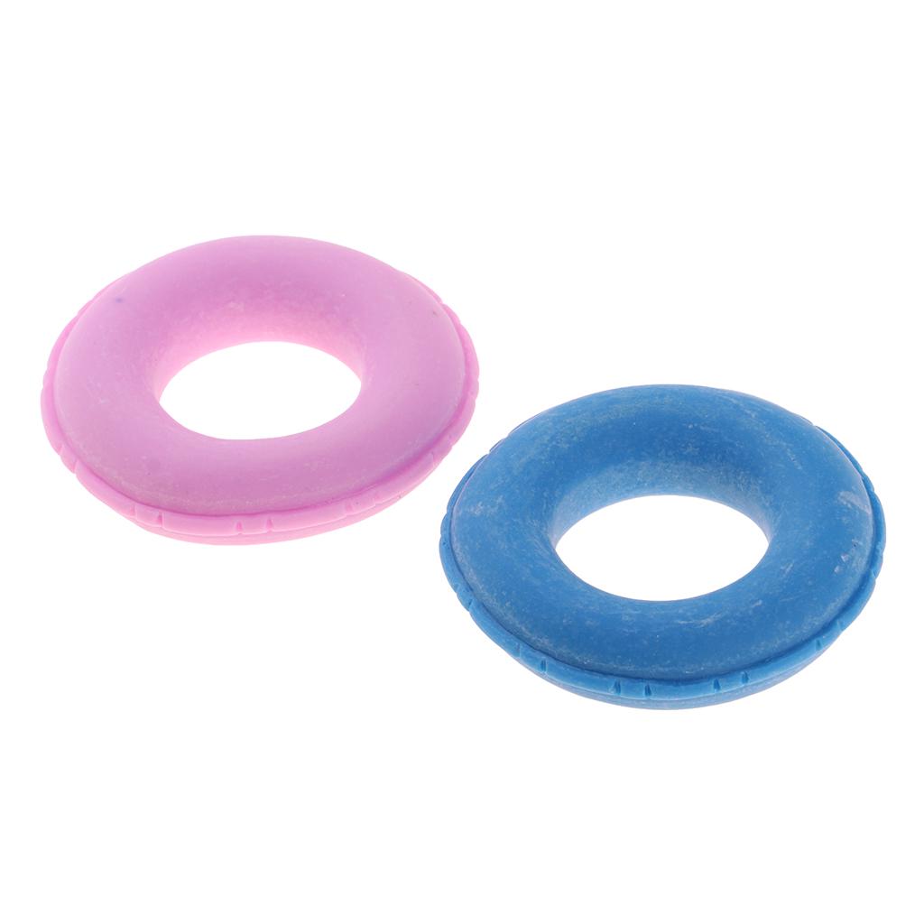 Buy 2pcs 1/12 Dollhouse Miniature Resin Swim Rings Swimming Laps ...