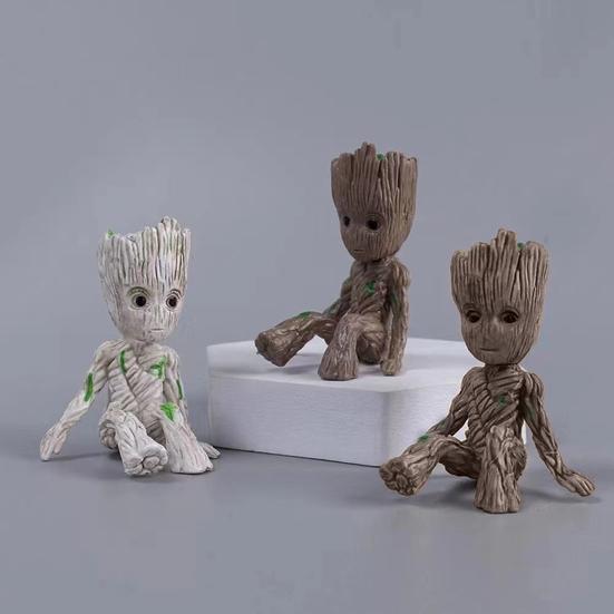 Buy Groot Statue Vivid Version Small Tree Look Gift Cute Anti-fad Man ...