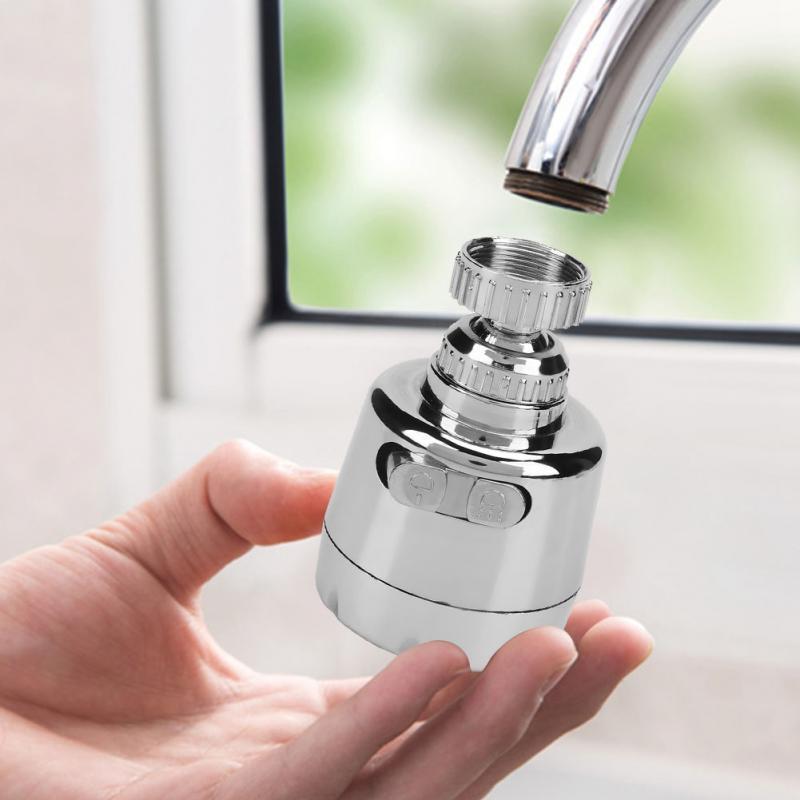 Buy 360 Degree Rotable Kitchen Faucet Water Bubbler Filter Tap Water ...
