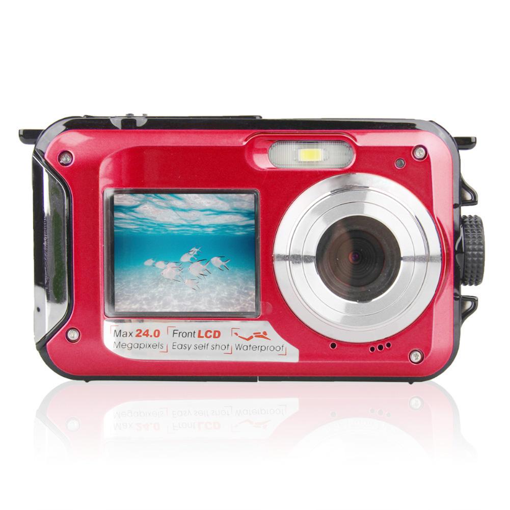 Buy Pro Waterproof Game 24MP Double Screen Underwater Kids Camera Mini ...