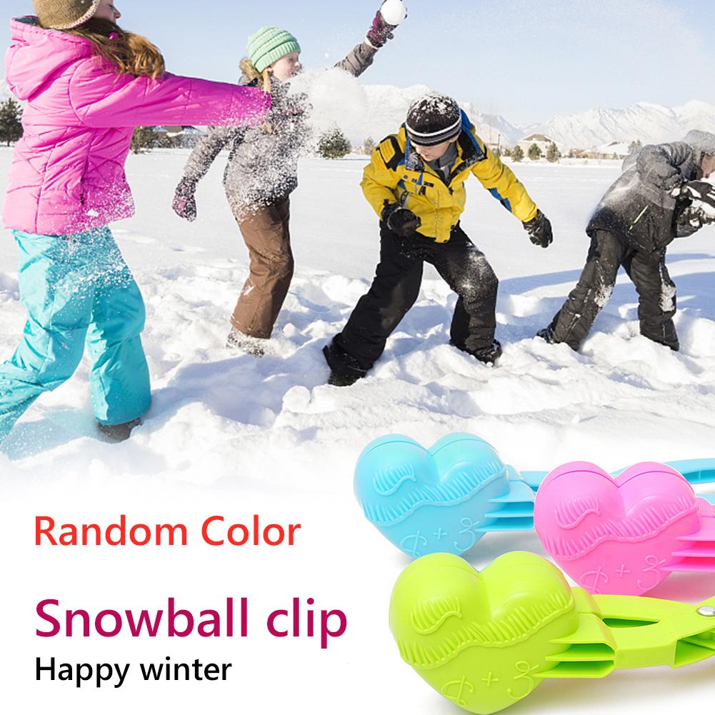 Buy Snowball Maker ABS Clip Outdoor Winter Snow Sand Mold Tool (Random ...
