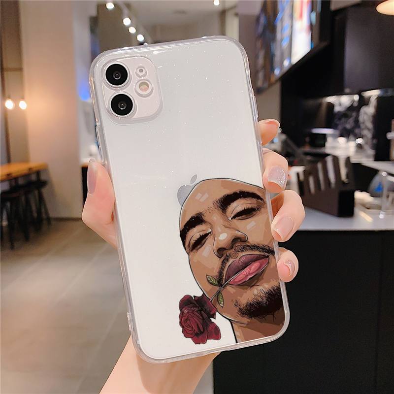 Buy 2pac singer Tupac2 Rapper Phone Case For iPhone 11 12 13 pro max ...
