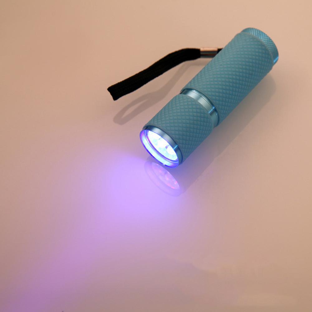 Satın alın 9LED UV Portable Flashlight 395-400nm Ultraviolet Currency ...
