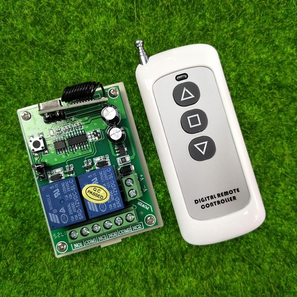 Buy DC 12V 2CH Wireless Remote Control Relay Switch Transmitter ...