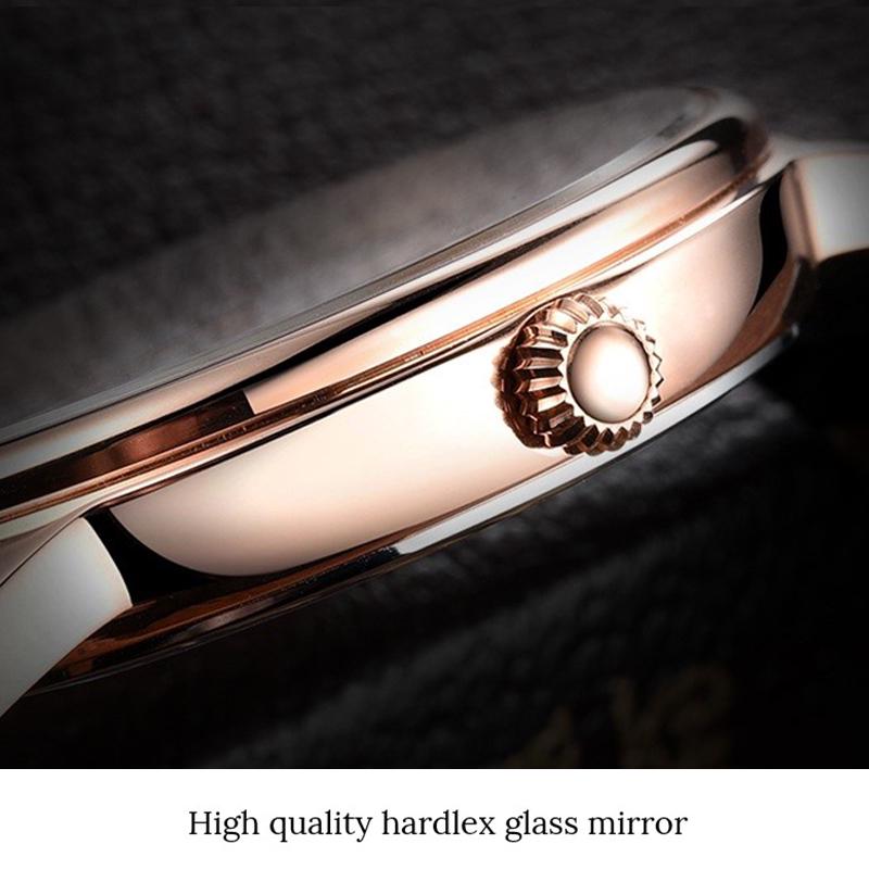 Buy Small Second Dial Watch Men Watches Luxury Quartz Watch Leather ...