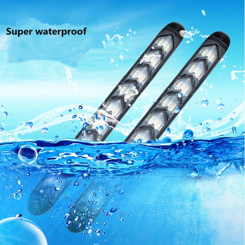 Buy 2Pcs LED Flexible Car Daytime Running Light Strip Headlight ...
