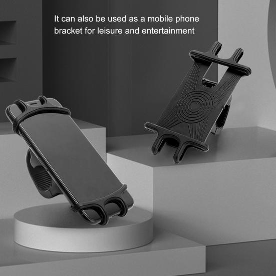 Stable Anti-scratch Easy Installation Elastic Bike Handlebar Mobile ...