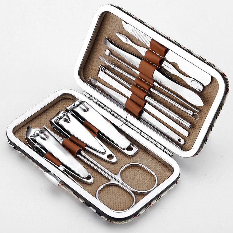 Buy 12 pcs / set Manicure Set Tool Multi-function Nail Tool Stainless ...