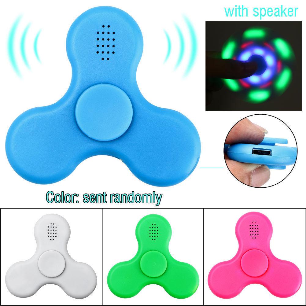 Buy Luminous Finger Spinner 3 In 1 Fidget Bluetooth Speaker Wireless ...