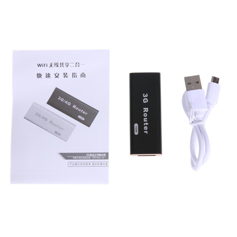 Buy Mini 3G/4G WiFi Wlan Hotspot AP Client 150Mbps RJ45 USB Wireless ...