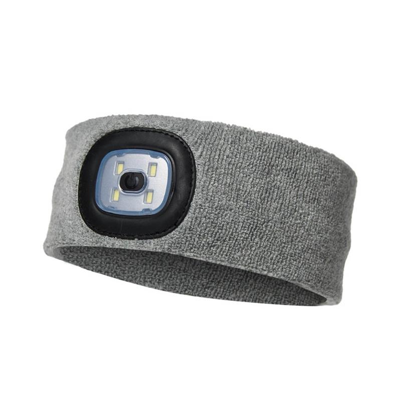 Buy Strong LED Head Light Unisex Turban with Torch Knitted Baggy Sports ...