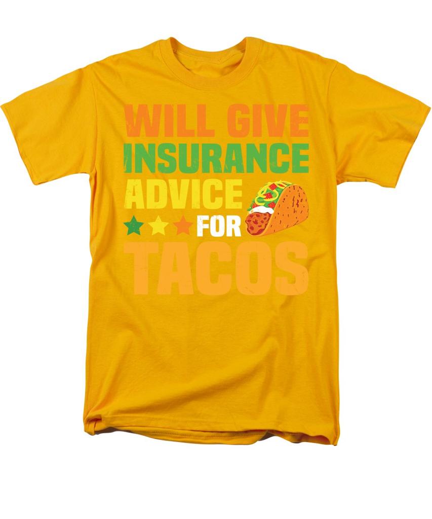 Buy Men Premium Cotton insurance agent Print Tees Funny Harajuku Style ...