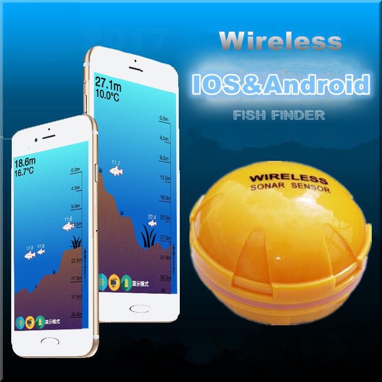 Buy XF-06 Portable Wireless Bluetooth Fish Detection Sonar Fish Finder ...