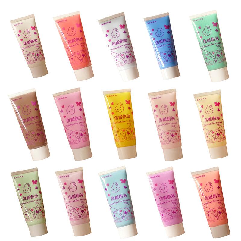 Buy 50 Ml Creative Simulation Cream Glue Slime DIY Must-have Toys with ...