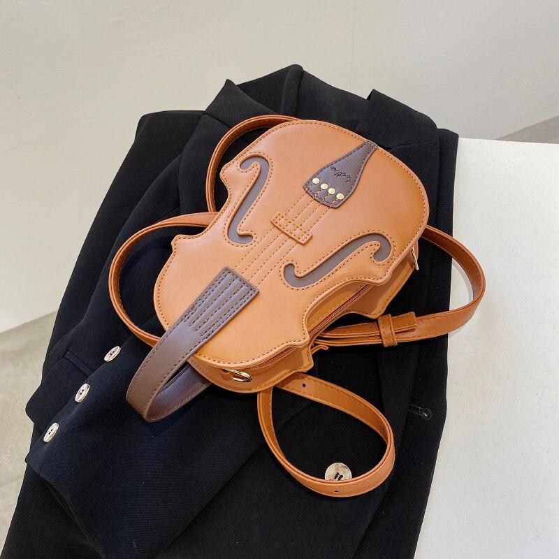 Buy Violin Shape Small Backpack for Women Shoulder Bag for Teenage ...