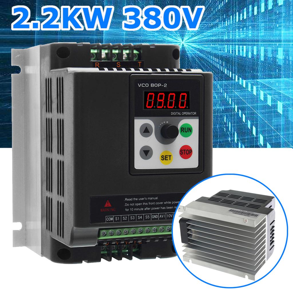 2.2KW 380V 3 Phasenausgang VFD Variable Frequenzumrichter Motor Drehzahl Antrieb günstig kaufen ...