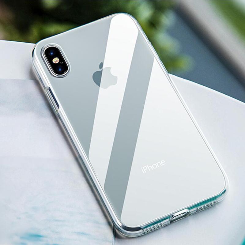 Ultra-thin Clear TPU Phone Case For iPhone Xiaomi Huawei Samsung Asus ...