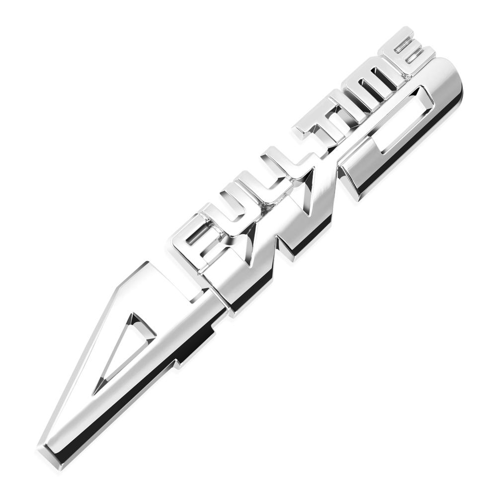 4WD Full time 3D Metal Stickers Emblem Badge for Hummer H1 H2 GMT H2H ...