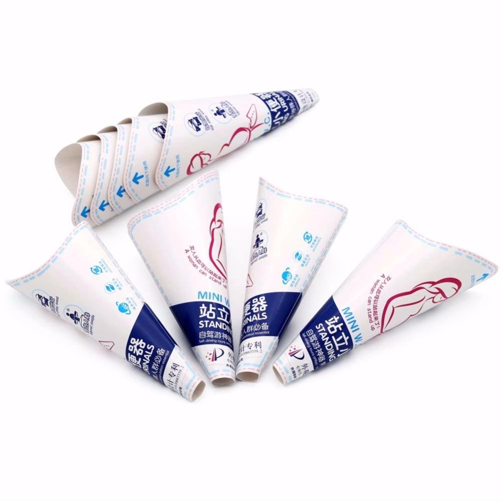 Buy For Travel Disposable Women Stand Urinal Pee EP Paper Urine Device ...